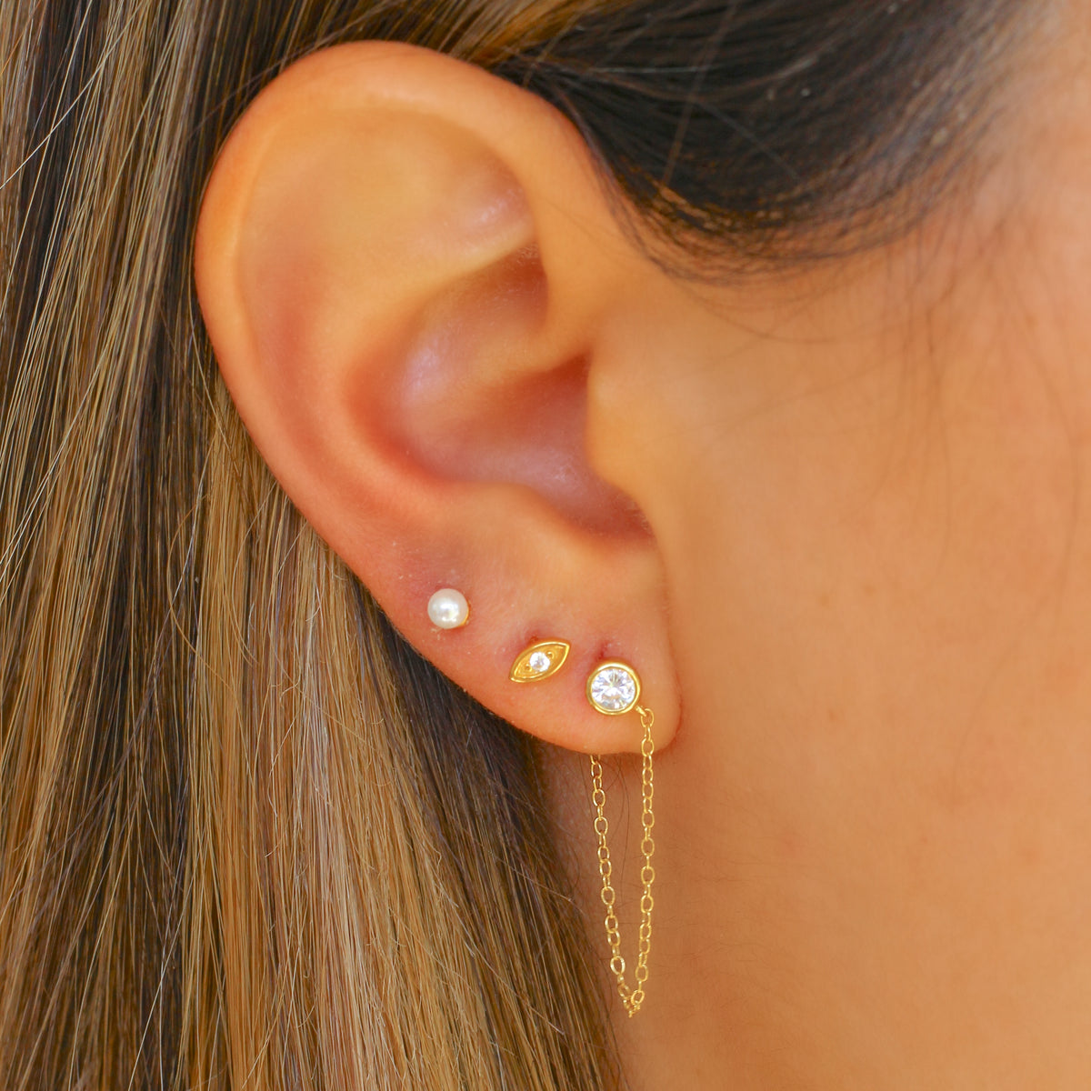 Piercing mini perlita / 1 pieza – DULCE ORO